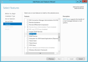 Comment configurer le service SMTP sur Windows Server ? - Skysnag